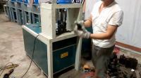 液压不锈钢冲45度90度角机械 金属管折弯90度直角 方管开口折角机
