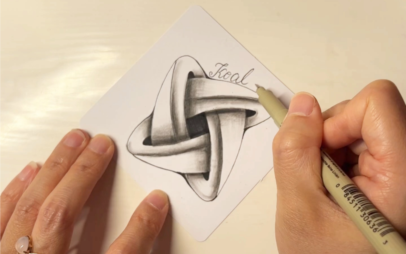 一分钟学会一个禅绕图样