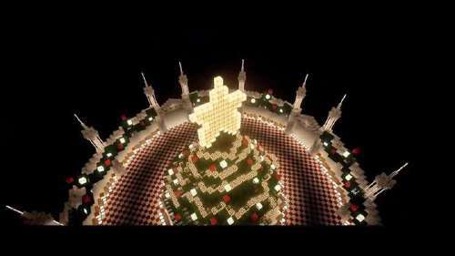 零基础也能造!《我的世界》圣诞广场预告:萌新必看的趣味建筑指南