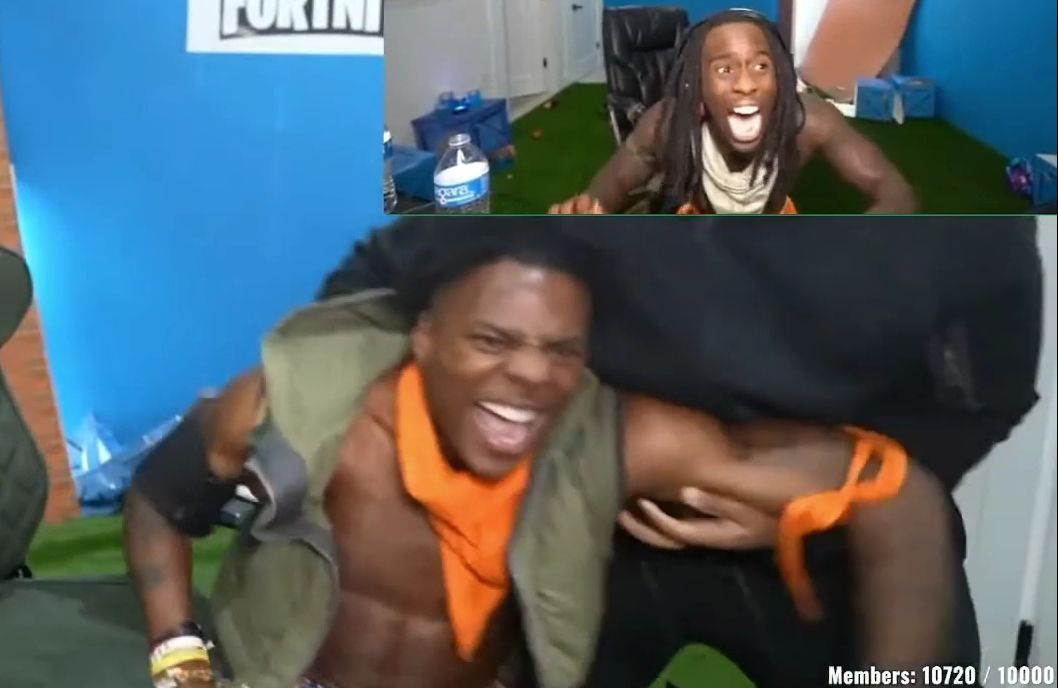 Speed与Kai玩堡垒之夜经历57小时终于成功吃鸡 激动大叫喜迎新年...