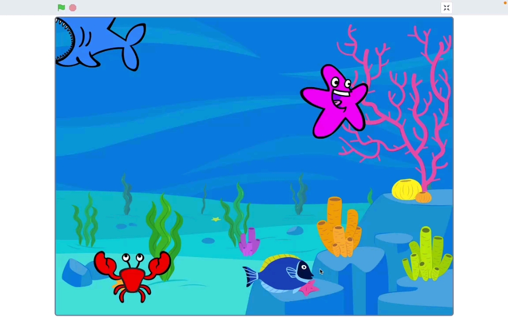 scratch编程之《海底总动员》