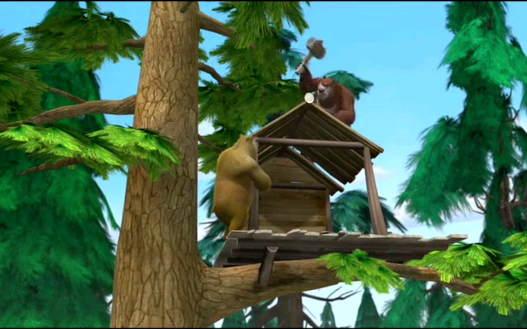 熊出没之环球大冒险 第37集 盖房子