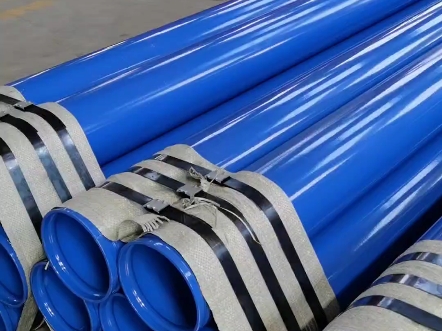 连接好方式,涂塑钢管沟槽连接,施工方便,省时省工