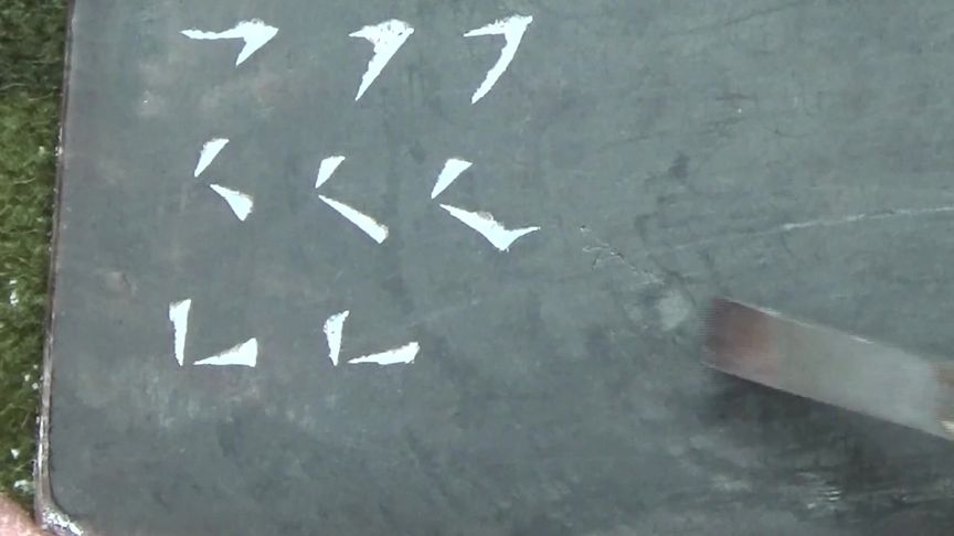 台湾书家陈国昭教你篆刻(八),边款的基本刀法示范——浮鹅钩