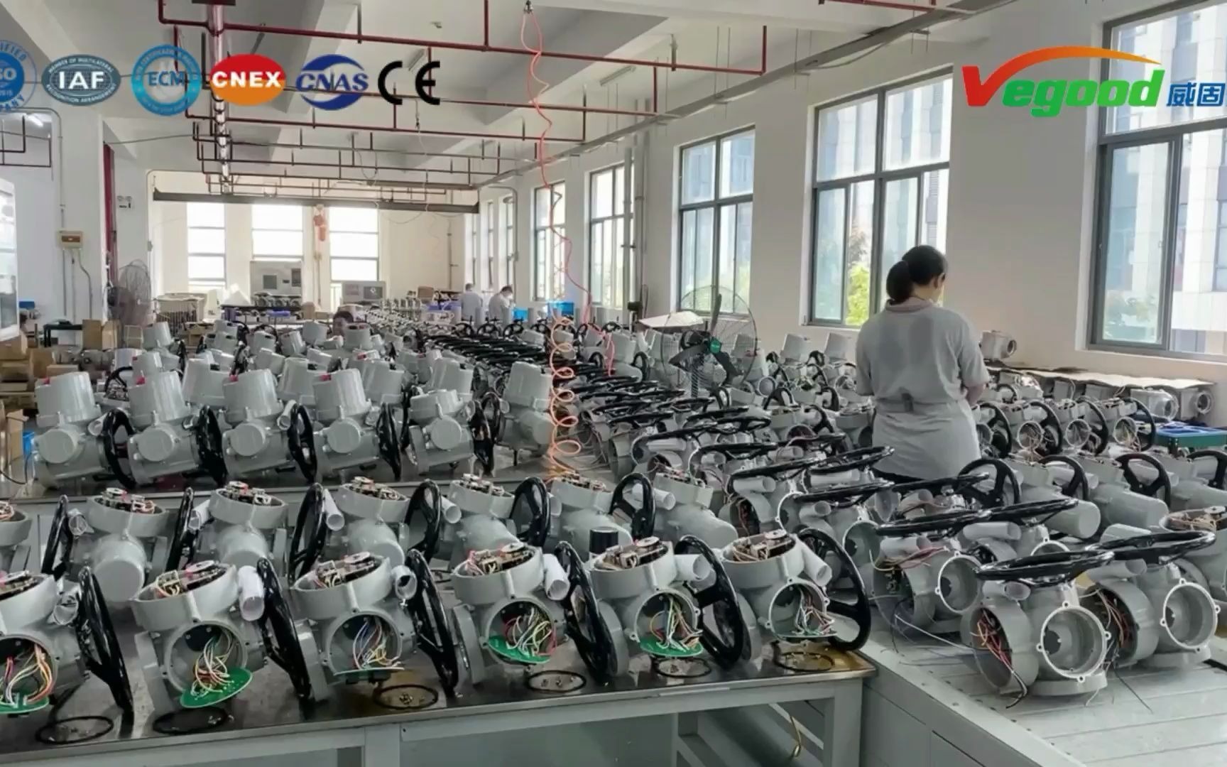 江苏威固德流体阀门电动执行器调试