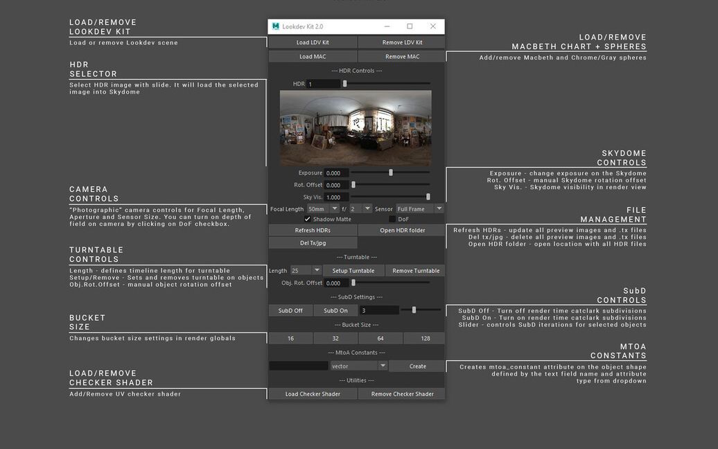 【Maya】【中文字幕】LookdevKit 2.0插件