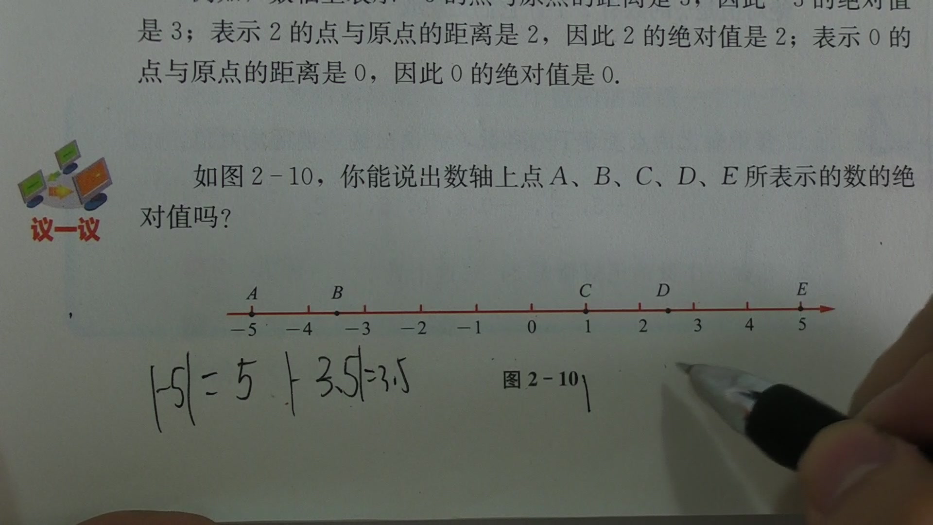 苏科版初一数学上册绝对值与相反数讲解