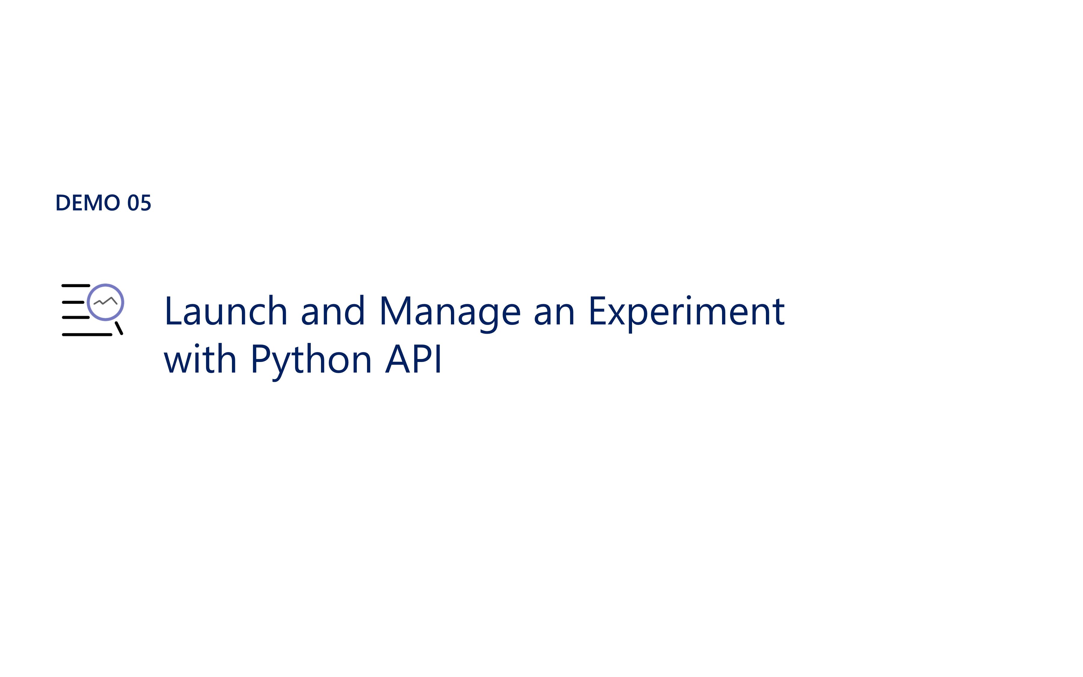 NNI v2.1 - 利用 Python API 发起和管理实验