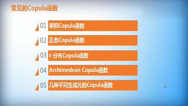 .MATLAB新手入门:第43讲,常见的COPULA函数
