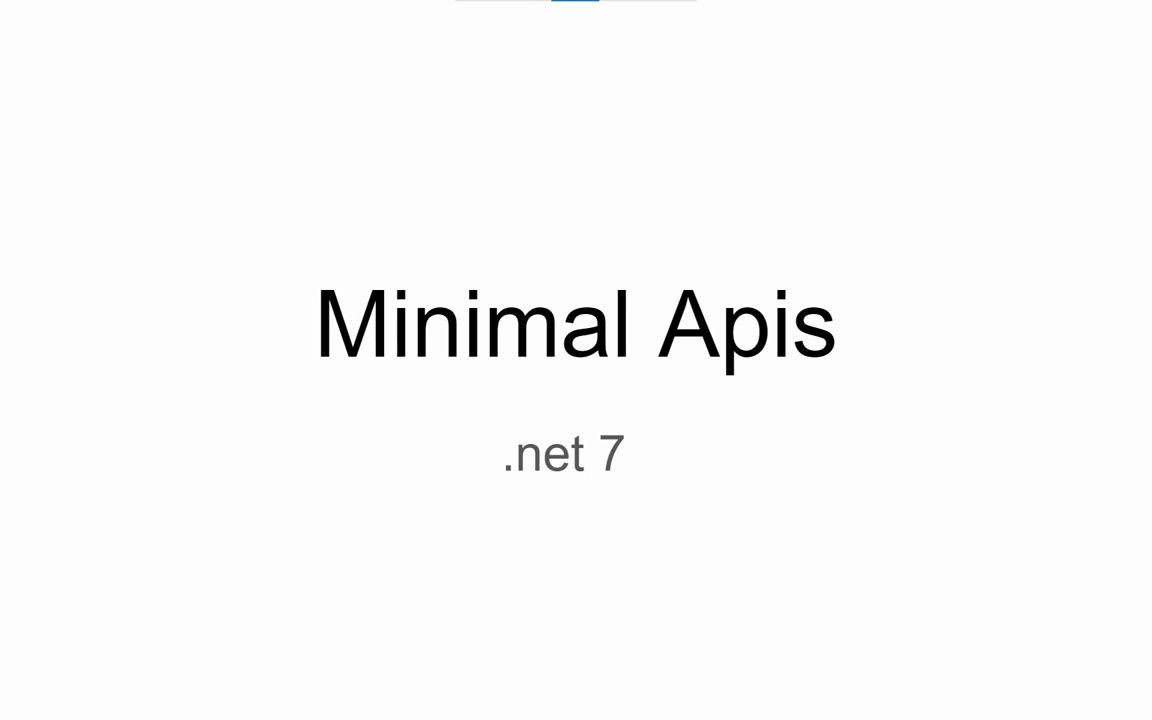 .Net 7.0 带swagger的mini Api 增删改查