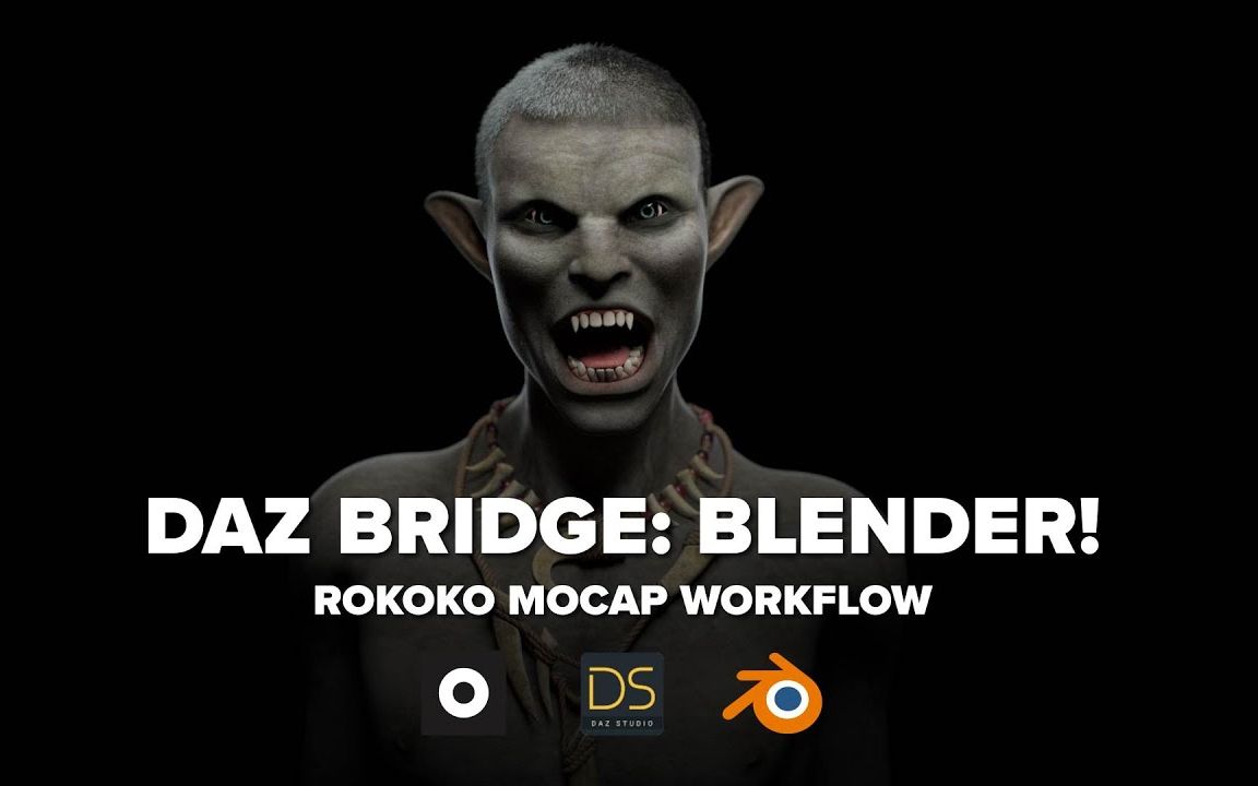 【中字】使用Daz Bridges与Rokoko动作捕捉进行重定向和直播到...