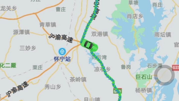 小伙安装GPS定位跟踪224km,看看怎么回事