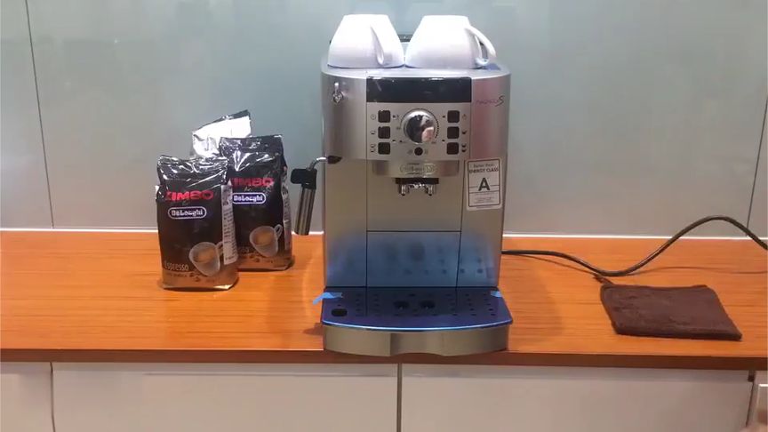 德龙咖啡机ECAM22.110.SB首次开机使用