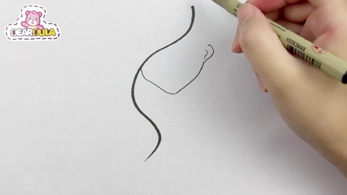 如何画一个美女,绘画美女简笔画,酷酷的美女绘画教程