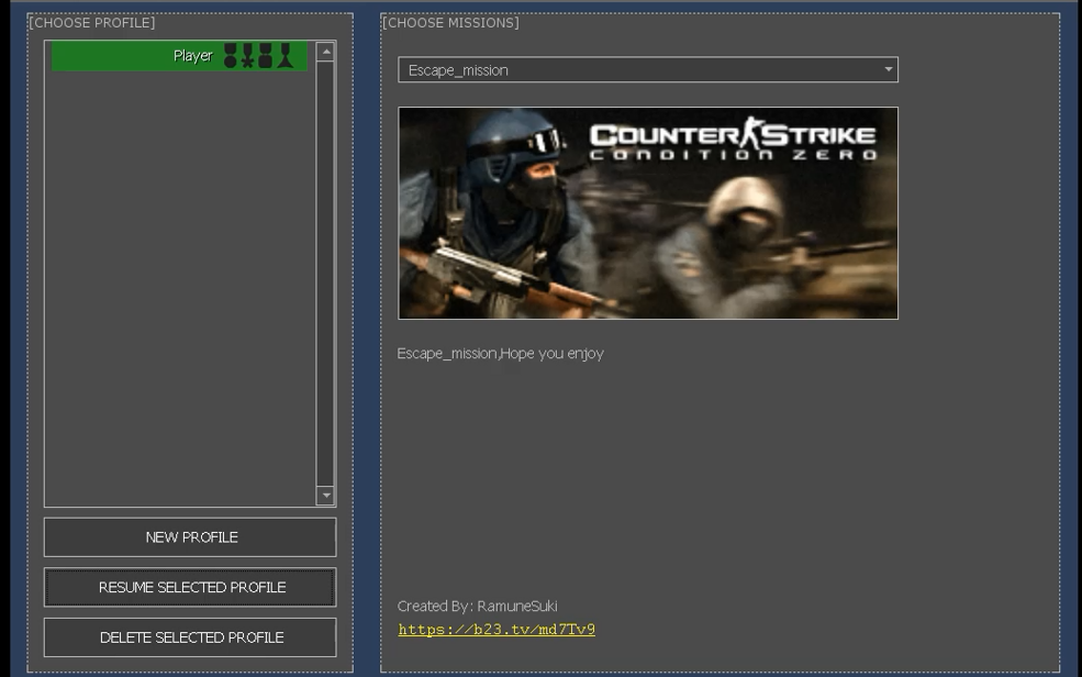 【cs零点行动】非官方任务(Escape_mission)