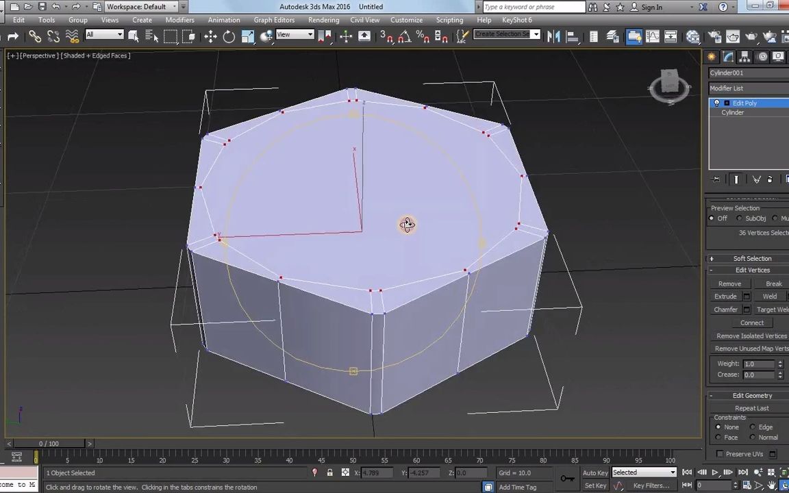 3DMax 教学:为完美的螺母建模