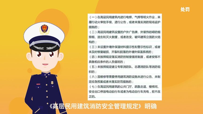 有以下行为的,罚!#高层民用建筑消防安全管理规定