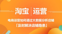 电商运营如何通过大数据分析店铺, 及时解决店铺隐患!