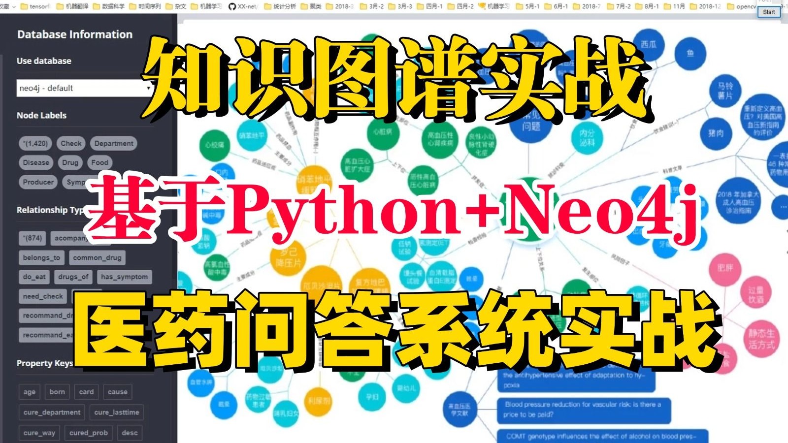 ...2小时用Python+Neo4j打造AI医药问答神器!附源码!(知识图谱/NLP实战)