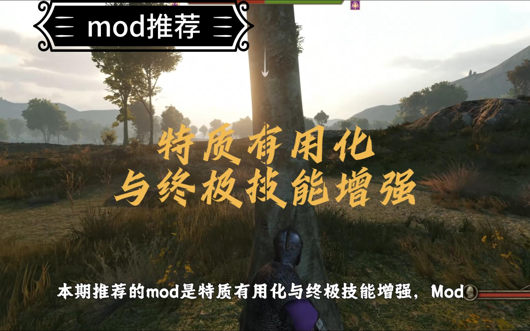 【骑砍2】mod推荐——特质有用化与终极技能增强_单机游戏热门视频