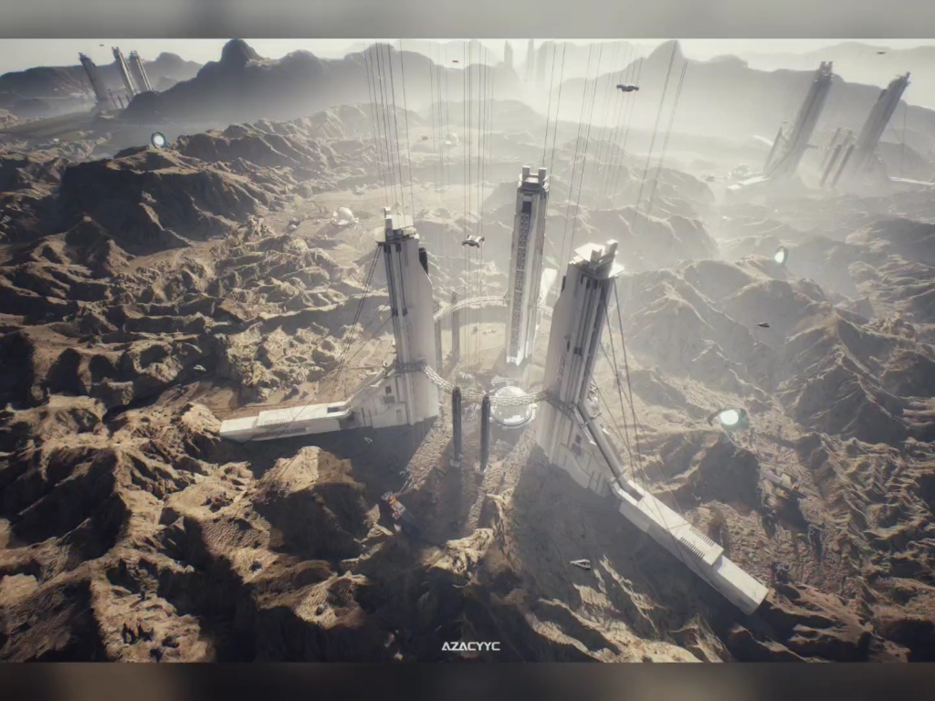 流浪地球 太空电梯