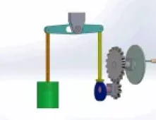 设计一个机械联动结构,3D动画演示运行原理!