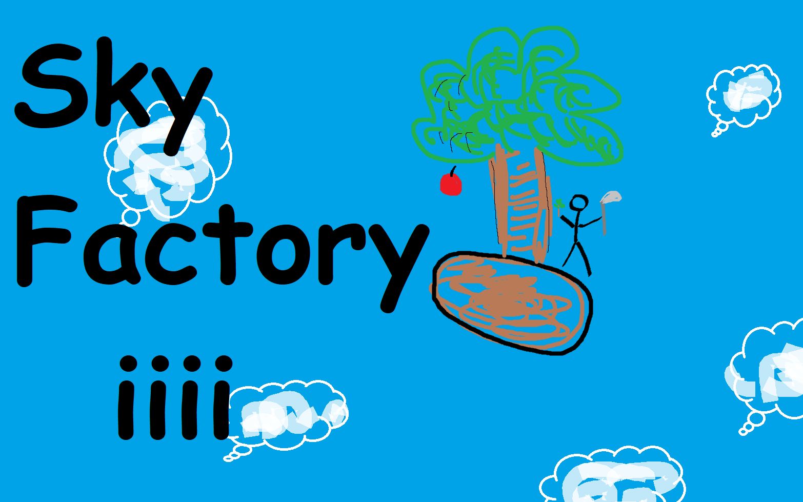 【MC十分钟】天空树厂 —— 圆石树与粘土树【Sky Factory 4】
