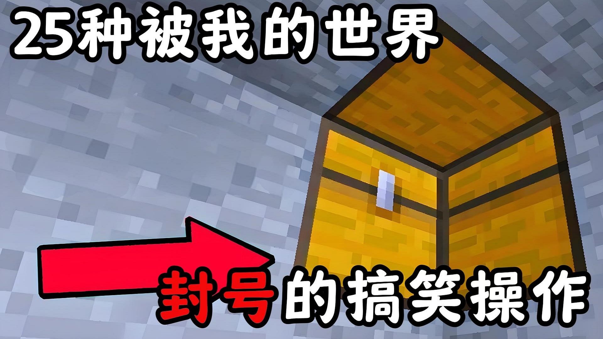 【我的世界】25种被Minecraft封号的搞笑操作