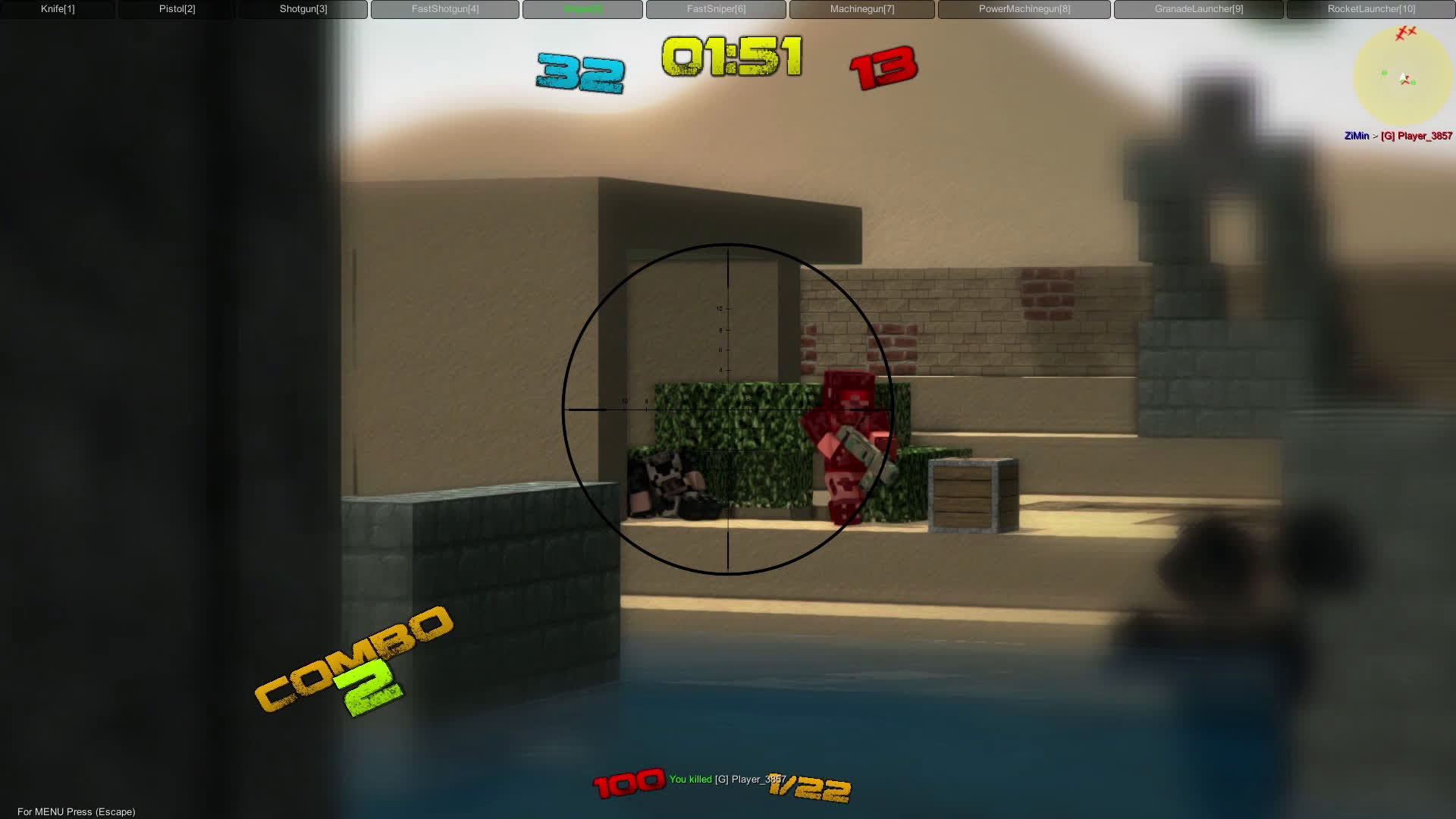 方块像素战争Pixel Warfare Pro《籽岷的新游戏体验 方块像素FPS射击...