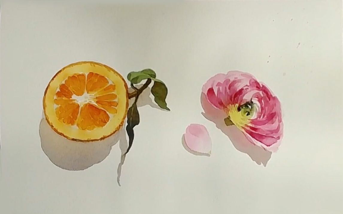 【水彩教程】简单且好学好画的水彩画,你真不来看看?