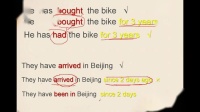 初中英语语法之短暂动词和延续性动词用法-国语高清