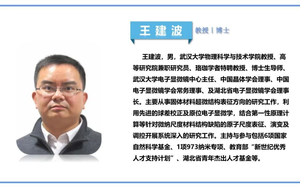 【微观科普】透射电镜中纳米材料的原子尺度解析与操纵 王建波