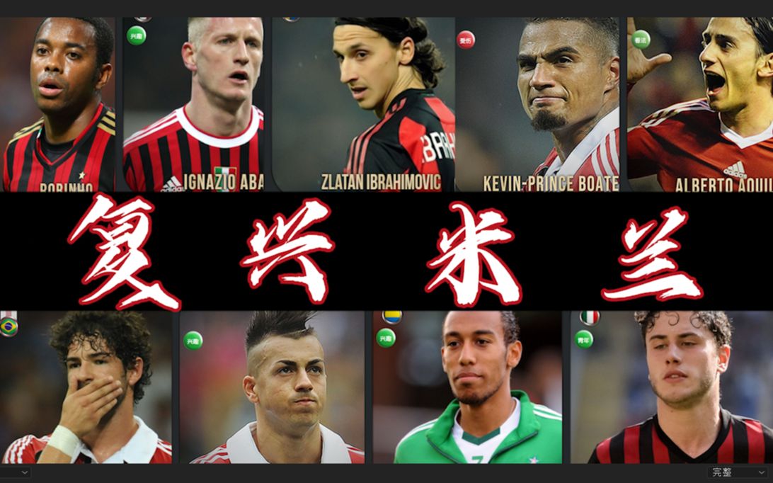 【FM11/12】重生之AC米兰称霸欧洲!