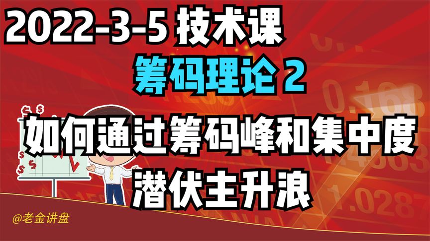 3-5技术课:筹码理论2-如何通过筹码峰与集中度潜伏主升浪!