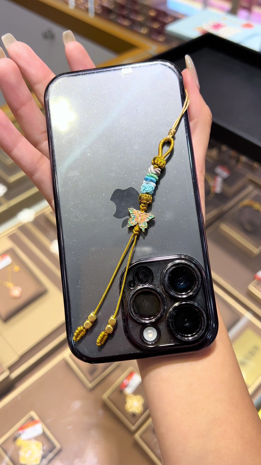 黄金手机链 让手机也戴上奢侈的感觉 #网红黄金首饰 #足金999 #首饰...