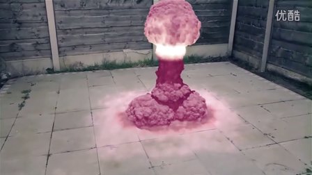 超级震撼!牛人自制小型原子弹核爆