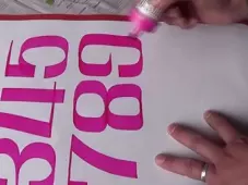 中国药店杂志手绘POP 标准数字和横细竖粗型数字的书写讲解