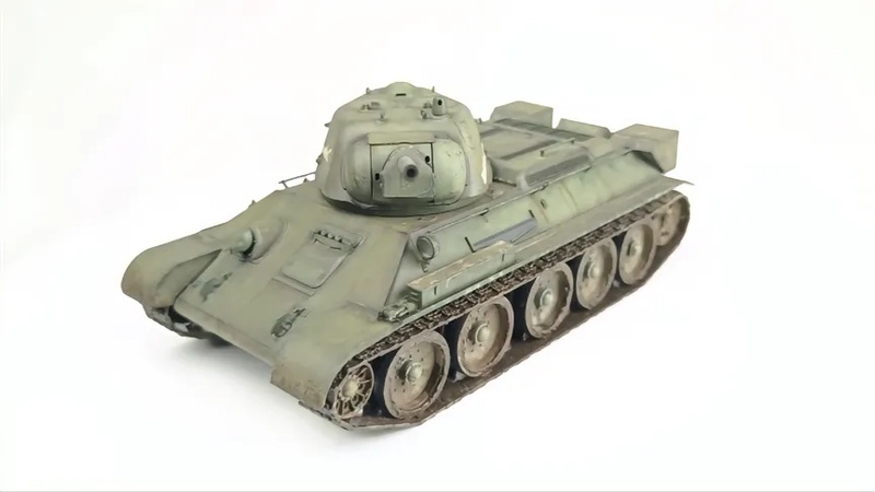 萌新胶佬T34坦克模型制作后记心得