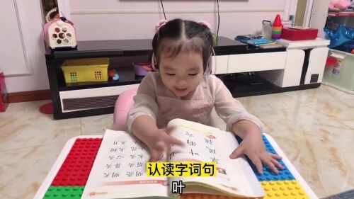 3岁6个月 认读字词句,自主阅读模式开启