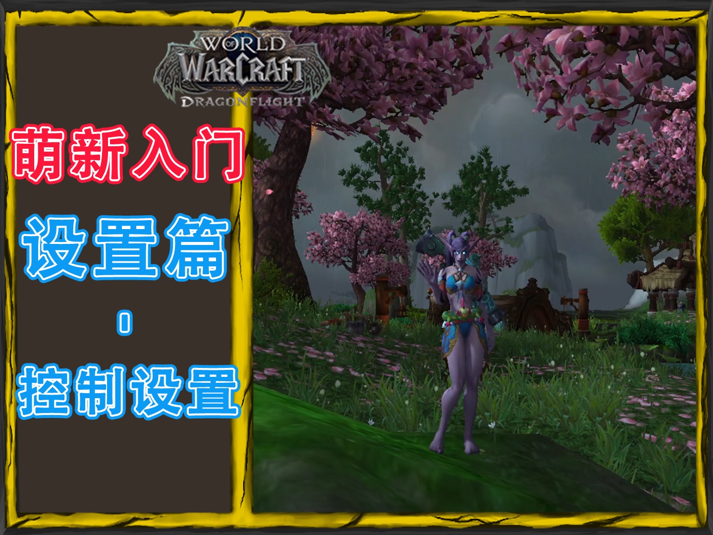 魔兽世界游戏基础设置-控制设置,纯萌新必看!