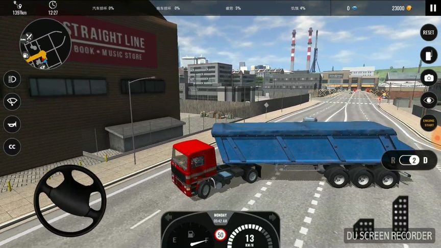 欧洲卡车模拟2018,沃尔沃重卡运送化肥,你们有没有喜欢这类游戏