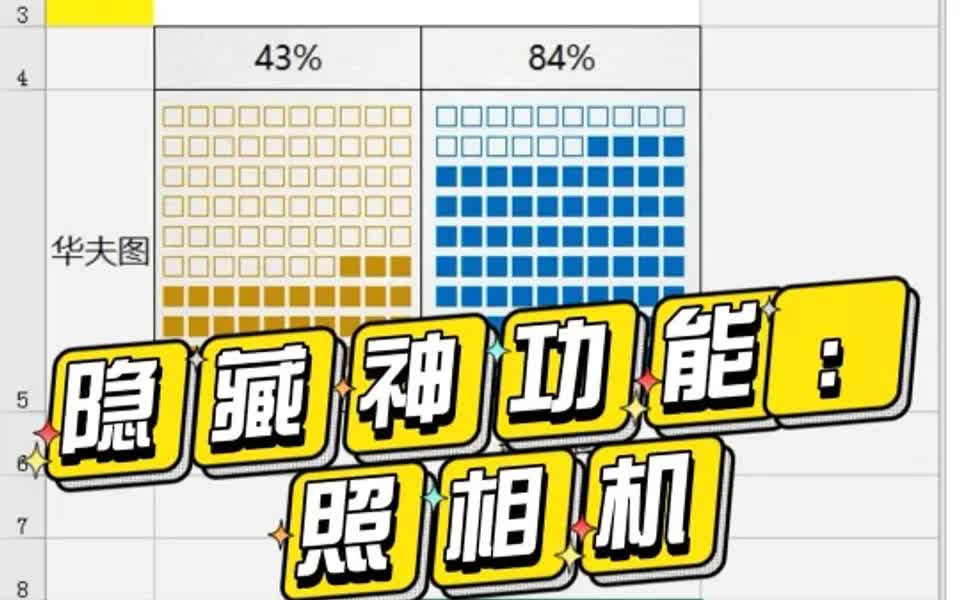 excel隐藏神功能:照相机