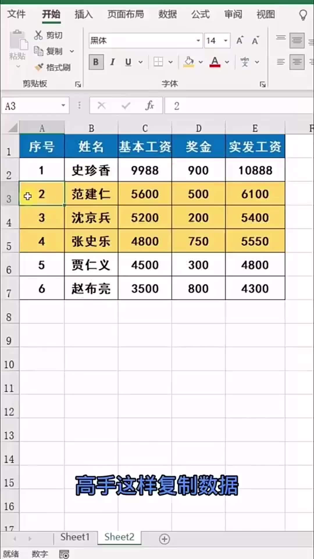 Excel高手复制数据的秘诀大揭秘