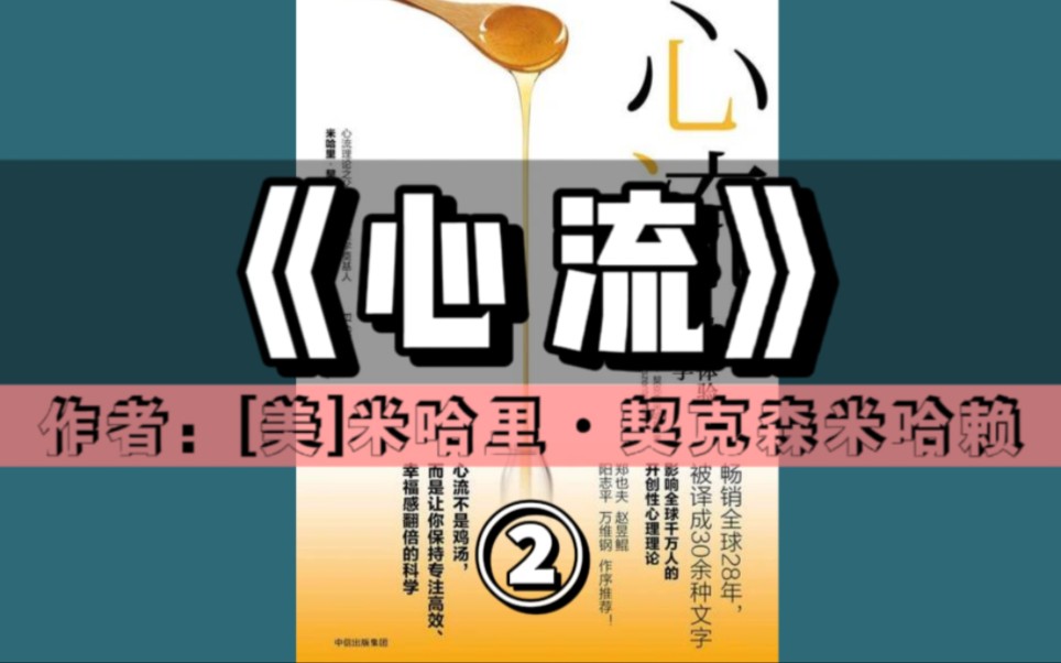 精读好书《心流:最优体验心理学》 | 第②期 (完结)