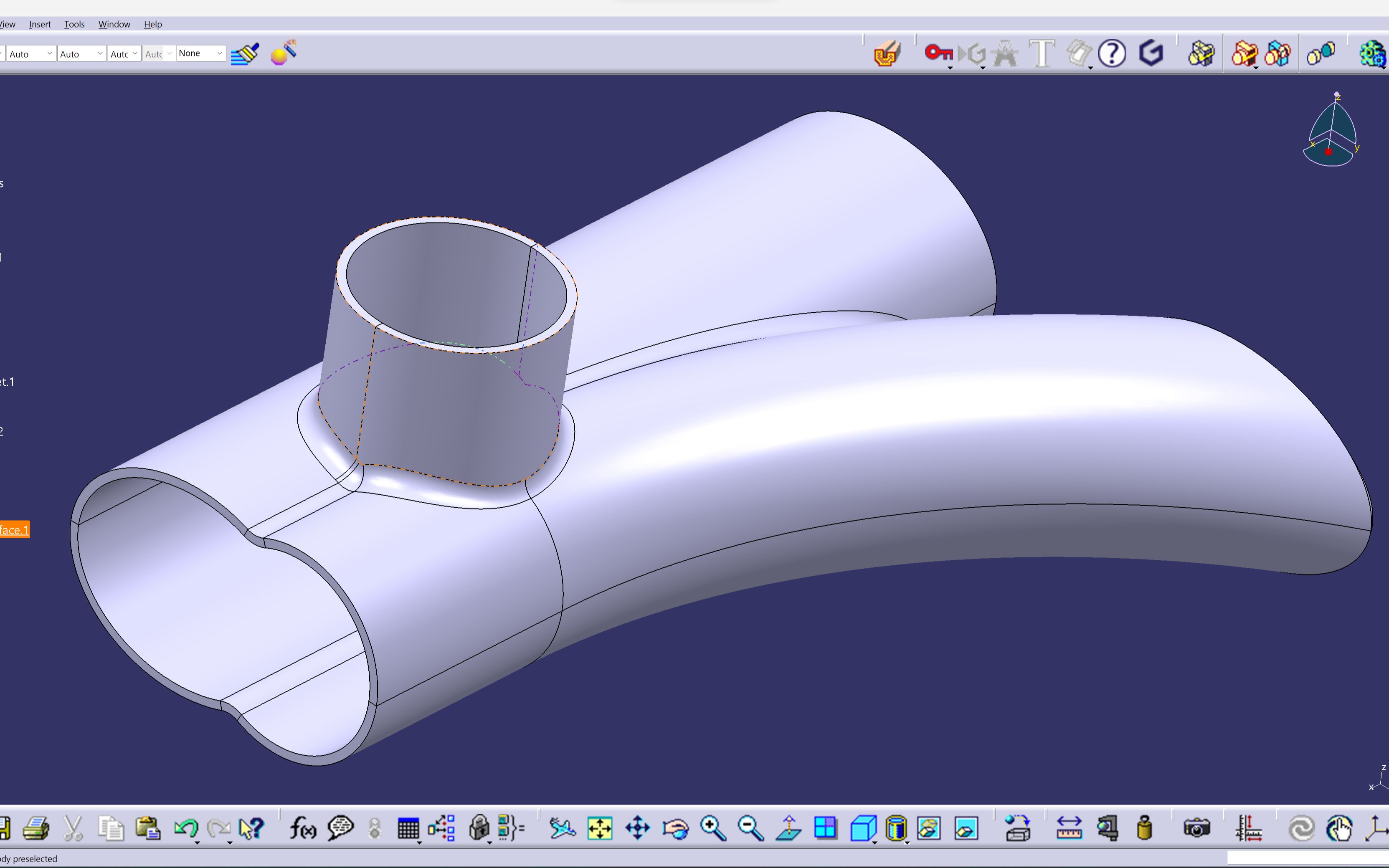 CATIA_基本混合建模练习