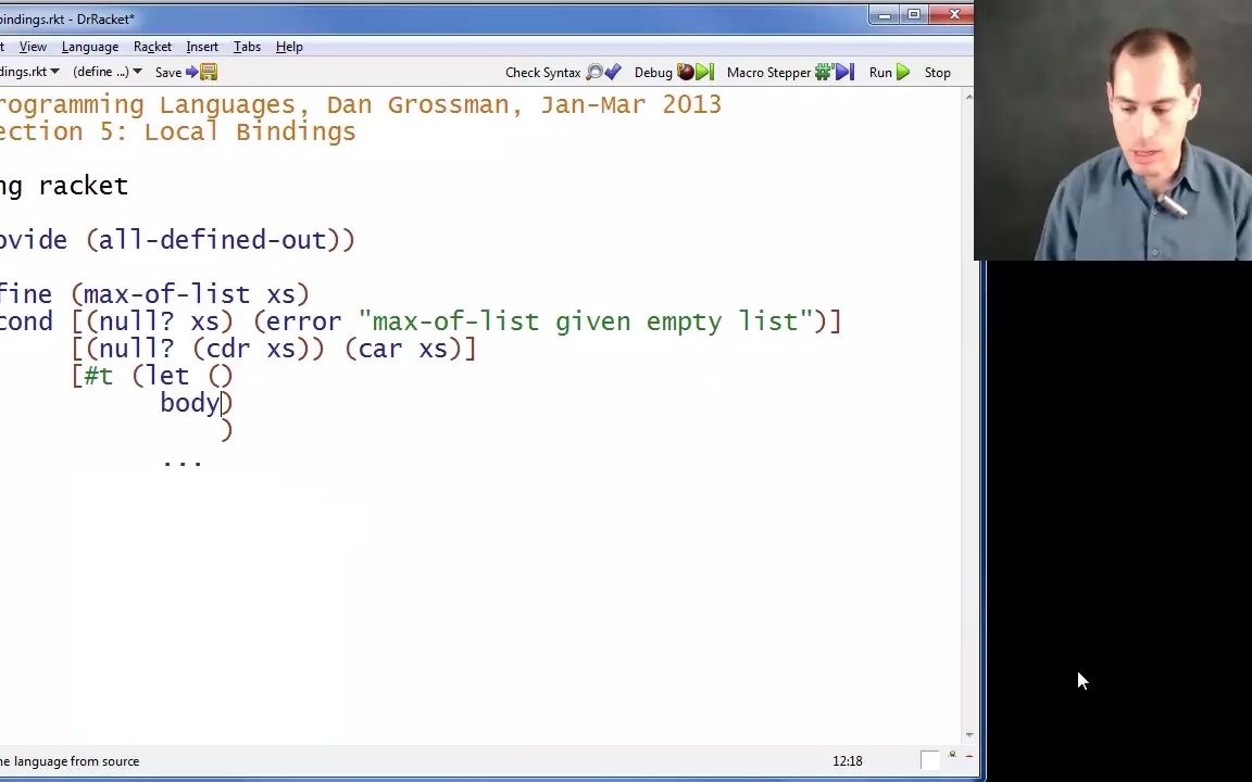 【编程语言】本地绑定
