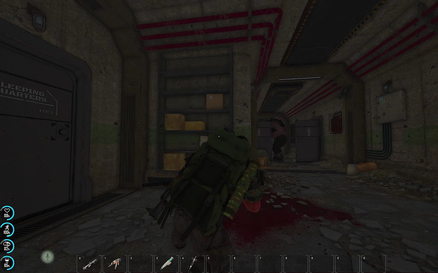 【SCUM】单人如何卡废弃地堡BOSS抽血