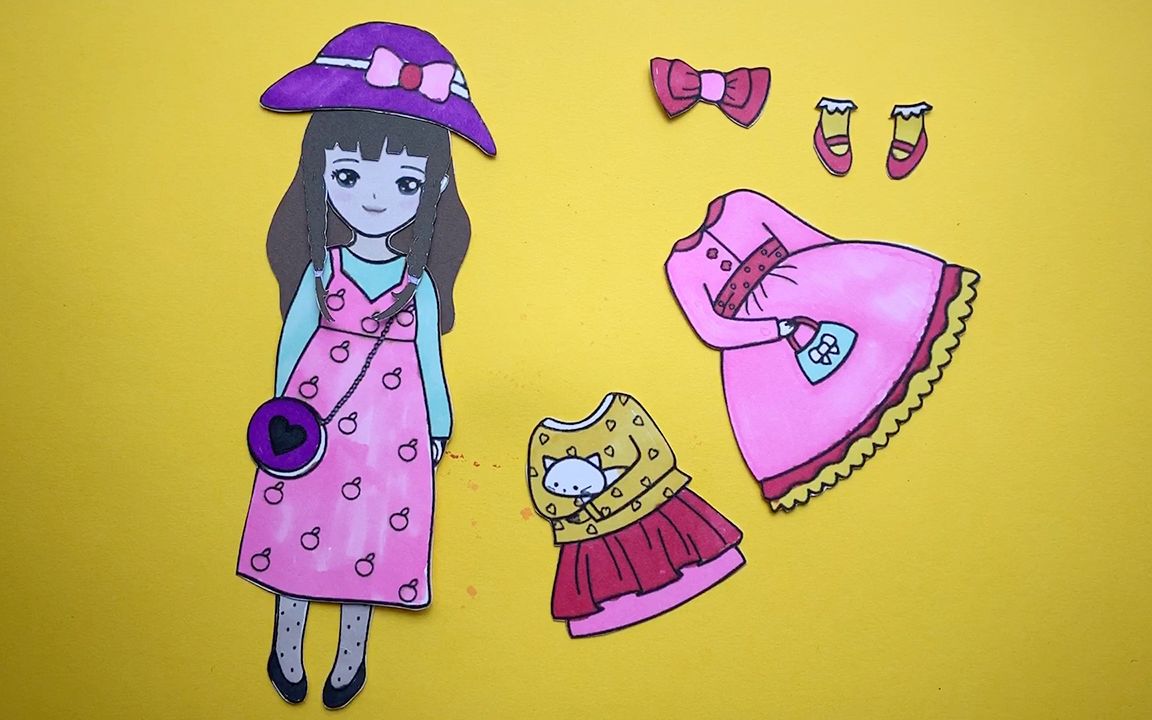 精灵梦纸娃娃手工换装贴纸:为叶罗丽制作的三条裙子你喜欢哪条呢!