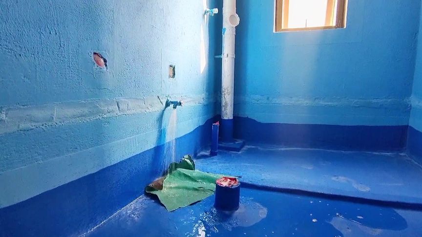 建业上院装修过程全记录#卫生间防水 #虞城装修公司