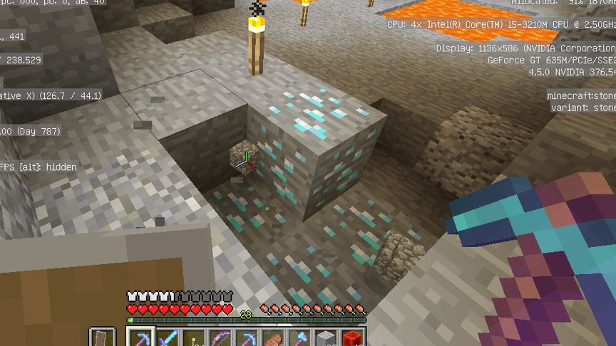 nor叔 我的世界萌新生存 75 挖钻石不靠时运靠人品